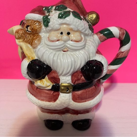 Holiday | Ceramic Santa Teapot | Poshmark